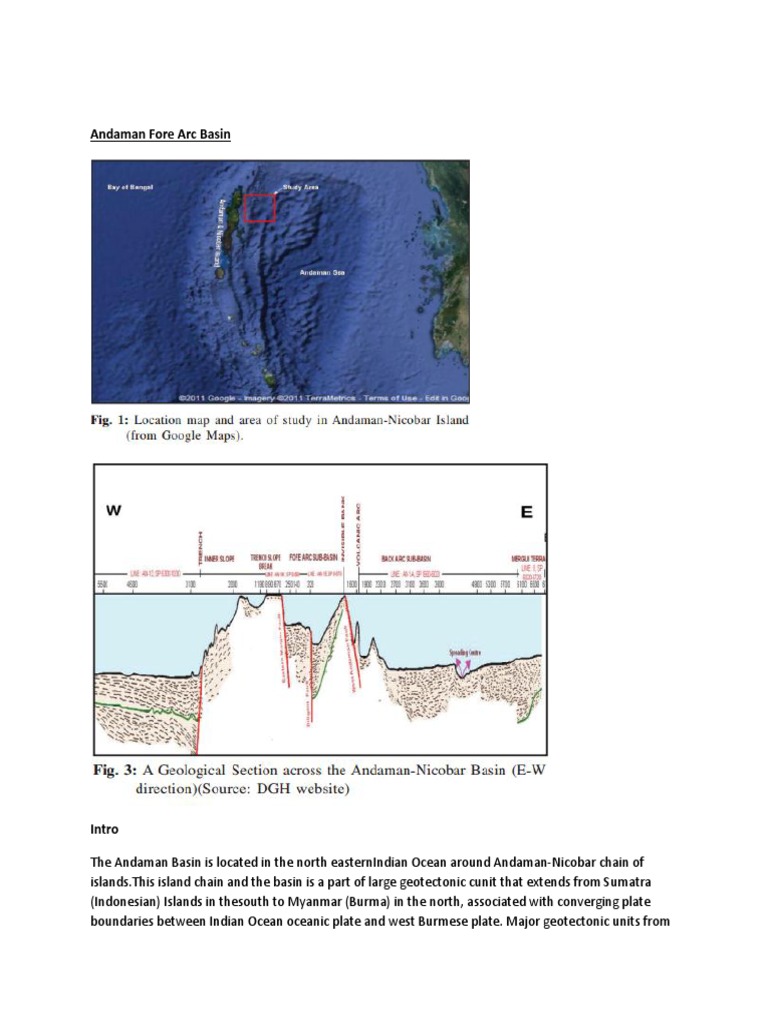 Andaman Fore Arc Basin | PDF | Sedimentary Basin | Plate Tectonics