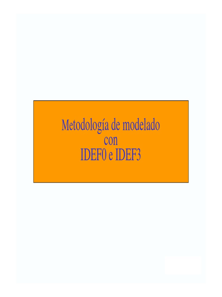 Idef0 Ejemplos