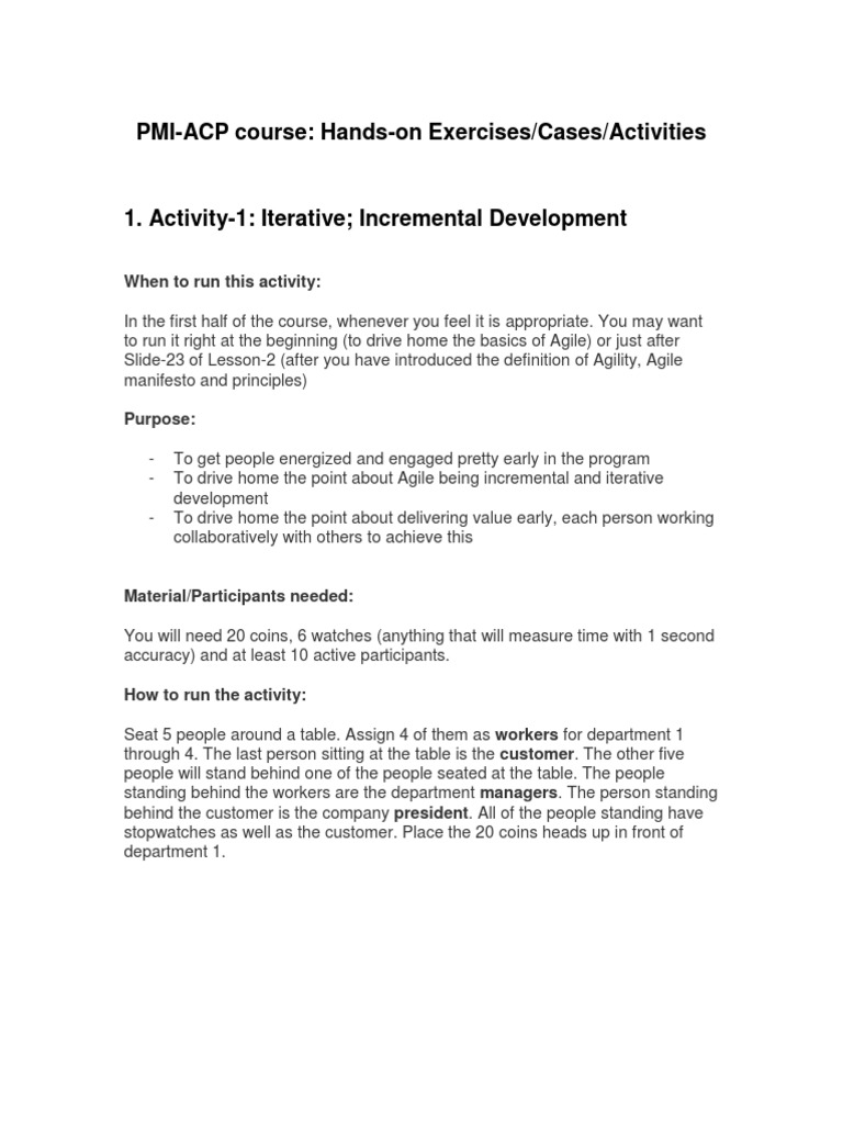 Iterative Development Through Coin Flipping: An Activity Demonstrating ...