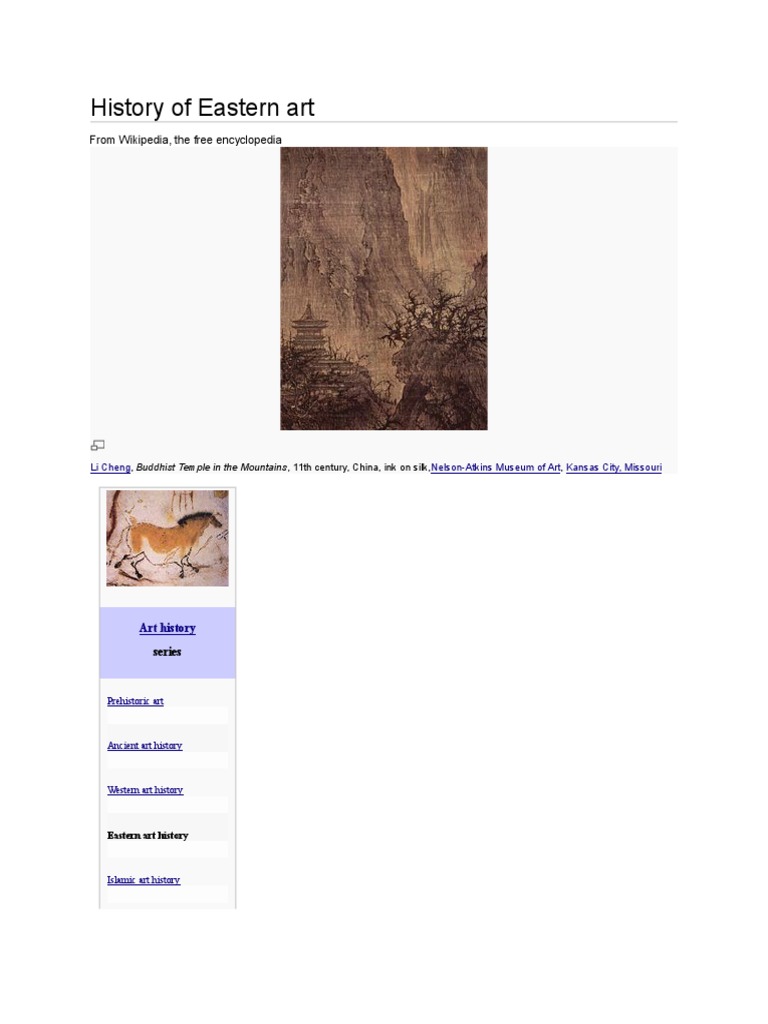 History of Eastern Art | PDF | Sculpture | Paintings