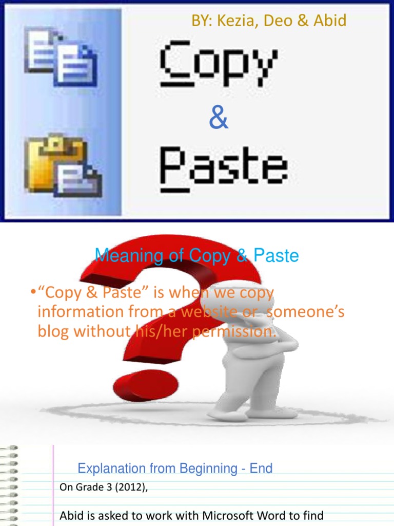 Understanding Copy & Paste Ethics | PDF