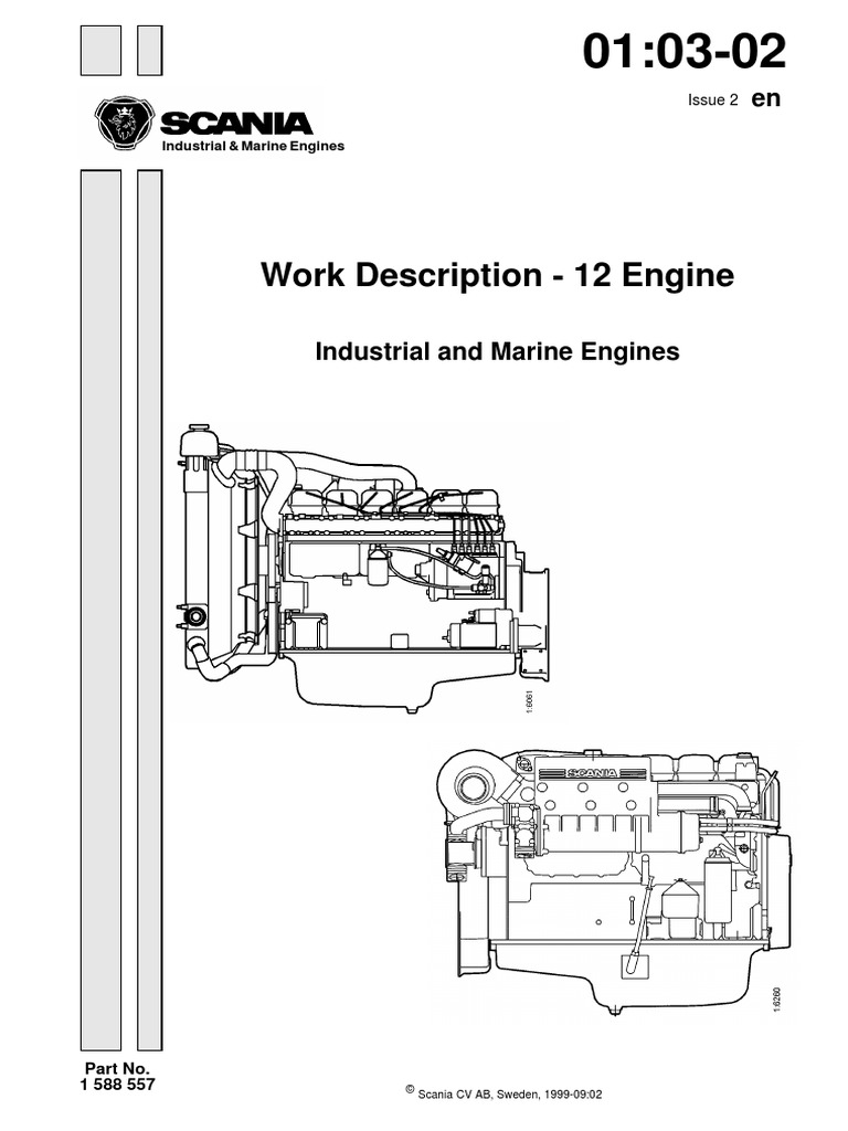 SCANIA Work Description Engine - 12 Industrial and Marine Engine | PDF ...