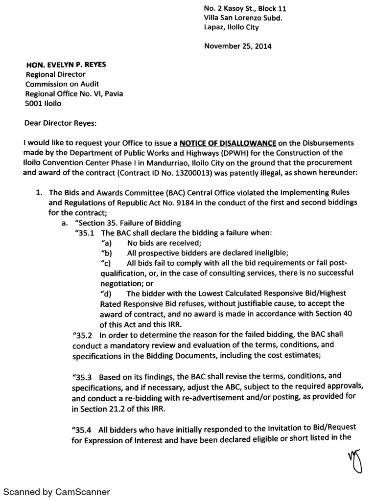 COA Notice of Disallowance Guide | PDF