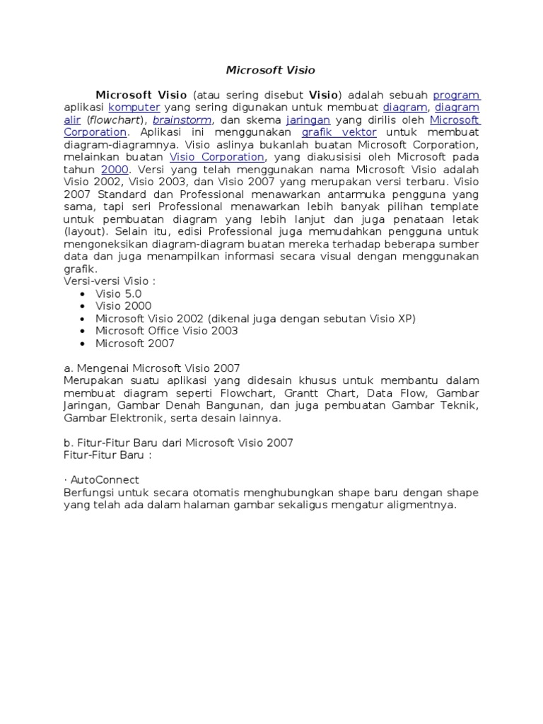 Microsoft Visio 2007 | PDF