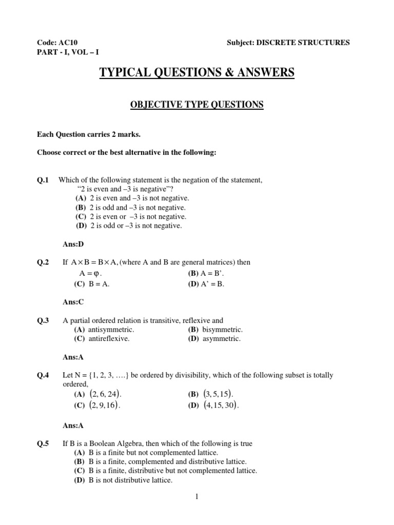 Iete-Elan - Ac.in SolQP Soln AC10 Sol PDF | PDF | Vertex (Graph Theory) | Discrete Mathematics