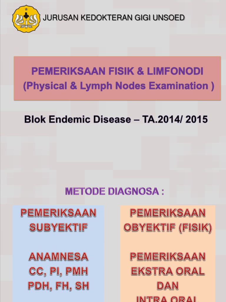 L11 Pemeriksaan Limfonodi 2014 KG UNSOED | PDF