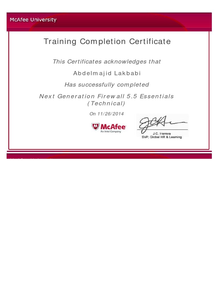 Next Gen Firewall Training Cert | PDF