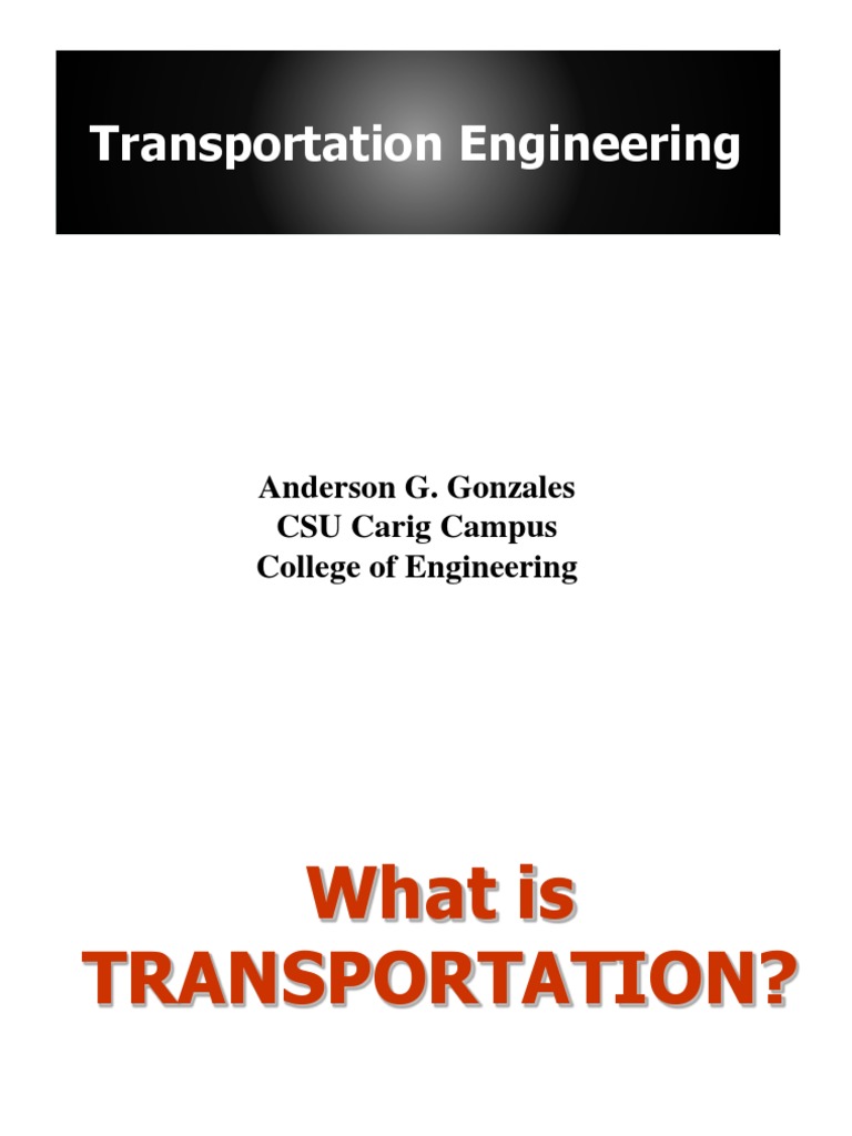 Transportation Engineering | PDF | Rail Transport | Controlled Access ...