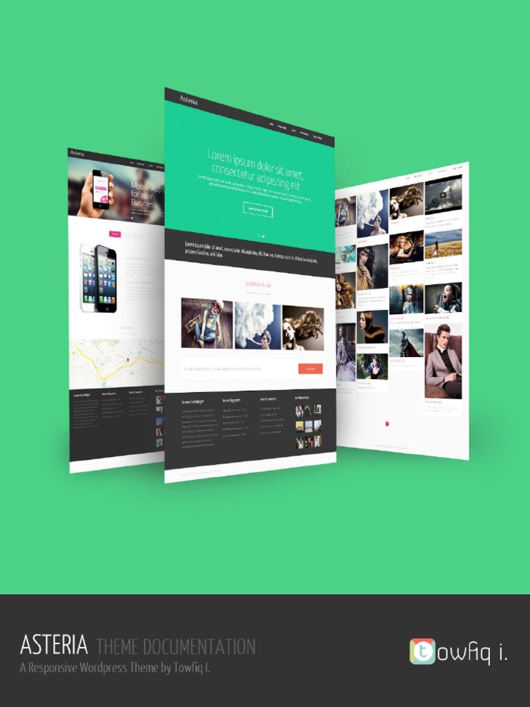 Asteria Theme Wordpress | PDF | Pinterest | Twitter