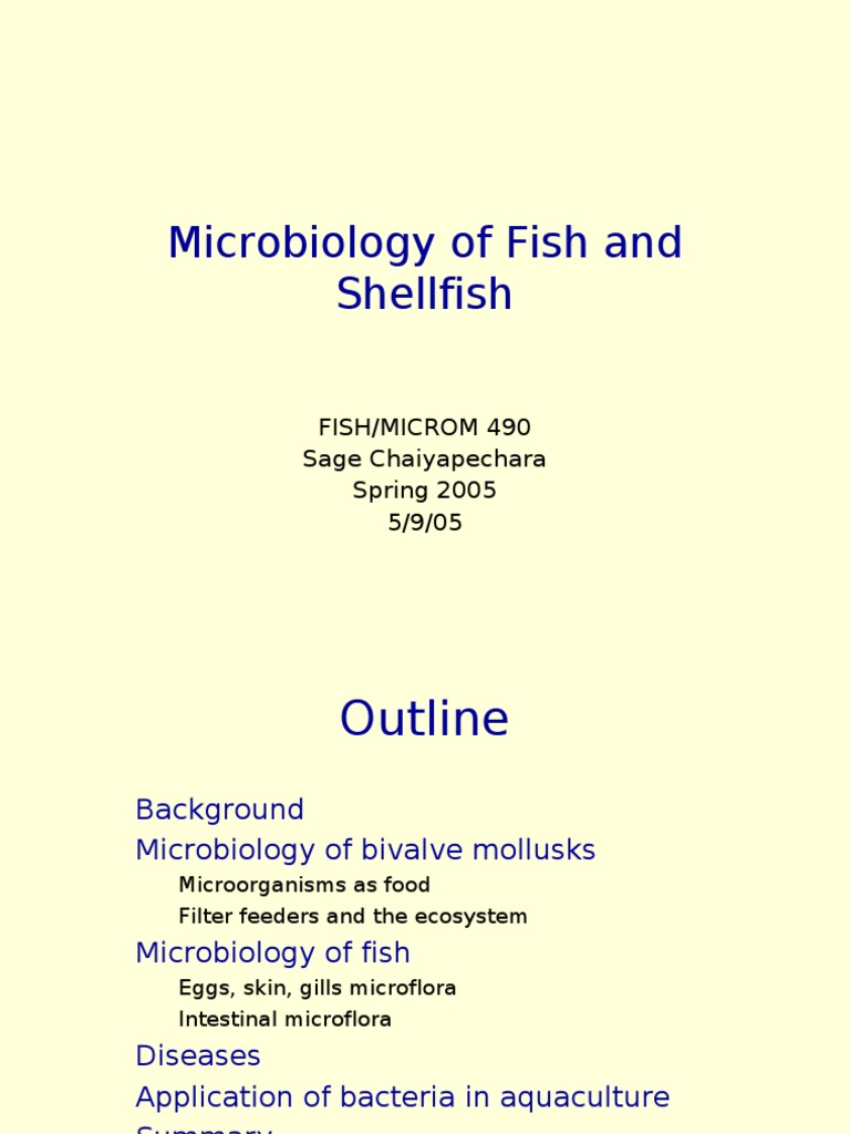 Microbiology of Fish and Shellfish Insights | PDF | Gut Flora | Bacteria