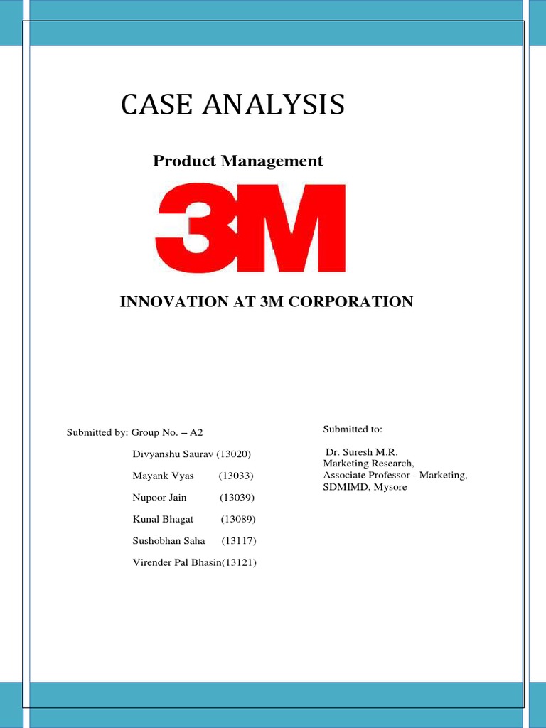 3M Corp | PDF | Innovation | Sales