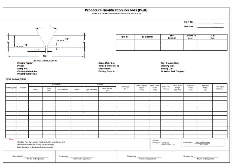 Welding Run Sheet | PDF