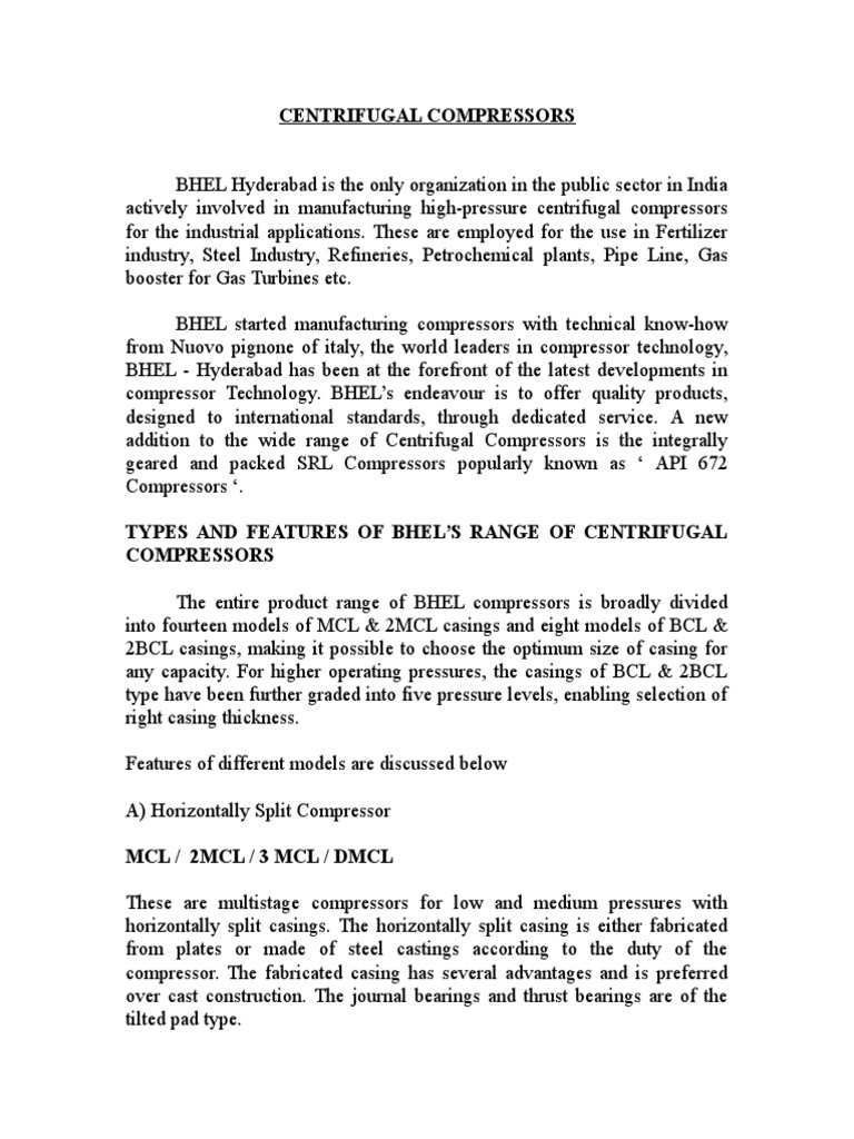 7-Compressors Theory 7p | PDF | Gas Compressor | Turbine