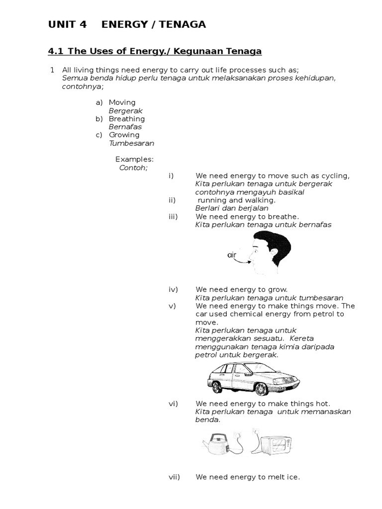 Understanding Energy: Uses and Types | PDF | Home & Garden | Science ...
