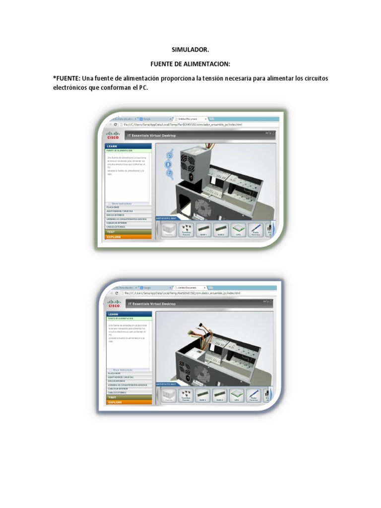 Simulador Partes de La Cpu | Descargar gratis PDF | Controlador de ...