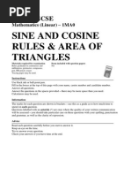 Form 4 Additional Mathematics Chapter 12 Solution of Triangles | PDF ...