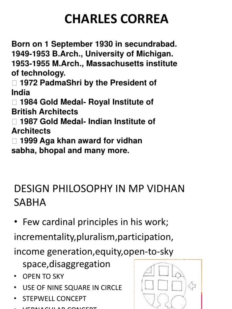 Charles Correa | PDF | Buildings And Structures | Queensland Heritage ...