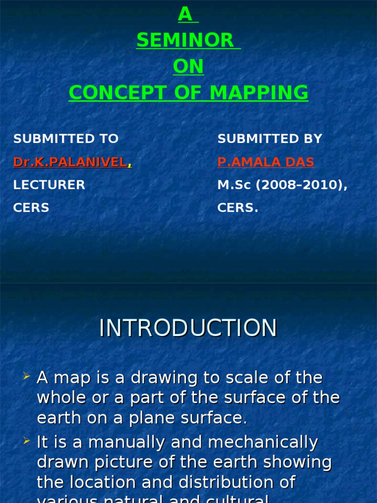 3-Amal - Concept of Mapping | PDF | Map | Cartography