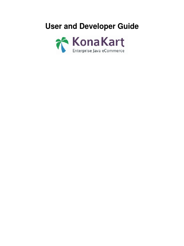 KonaKart User Guide | PDF | Application Programming Interface | Installation (Computer Programs)