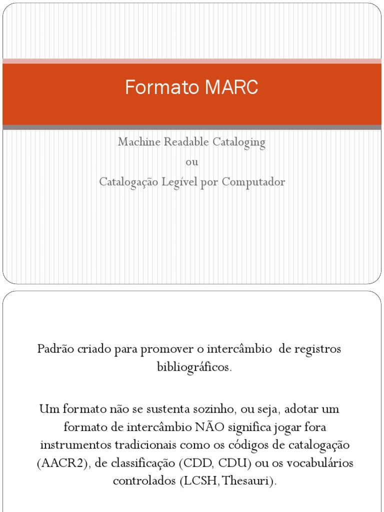 Formato MARC | PDF