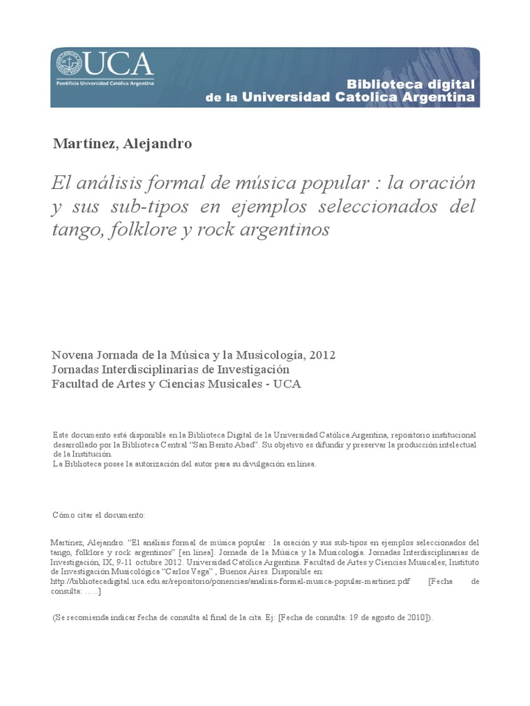 Analisis-Formal-la Oracion y Sus Sub-Tipos | PDF | Formas musicales | Ritmo