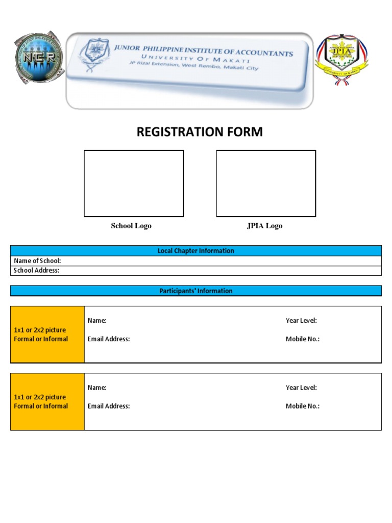 Registration Form (Dota) Final | PDF