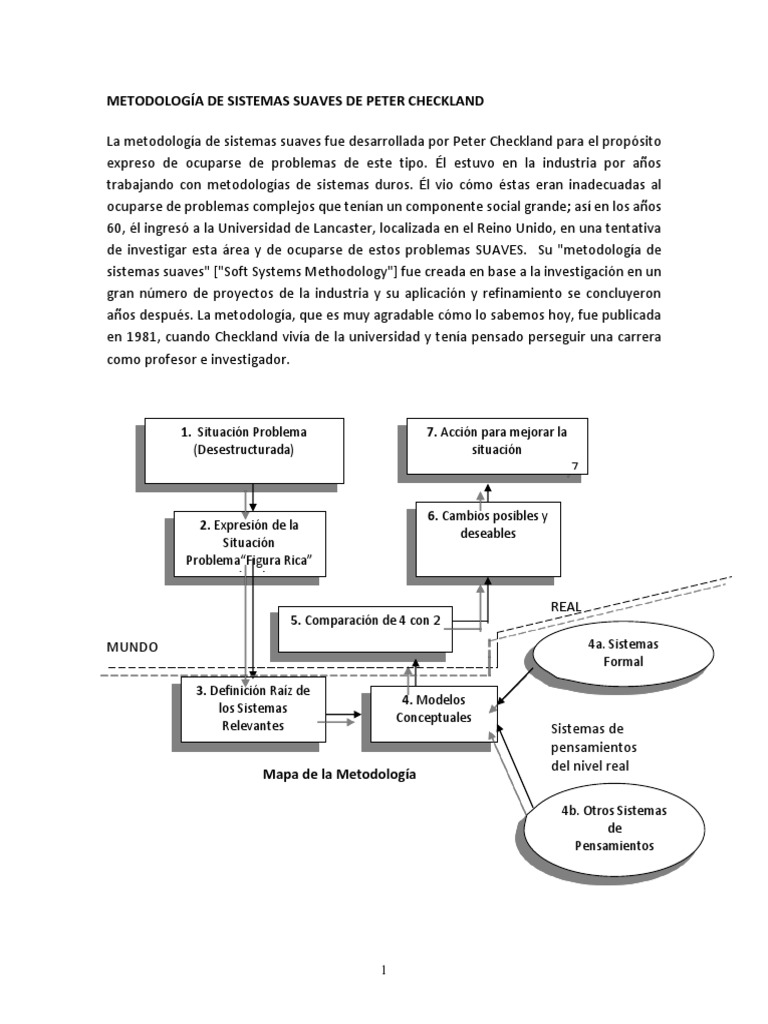Metodología de Checkland | PDF | Teoría del modelo | Información