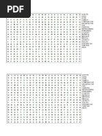 Sopa de Letras de El Cuidado Del Agua | PDF
