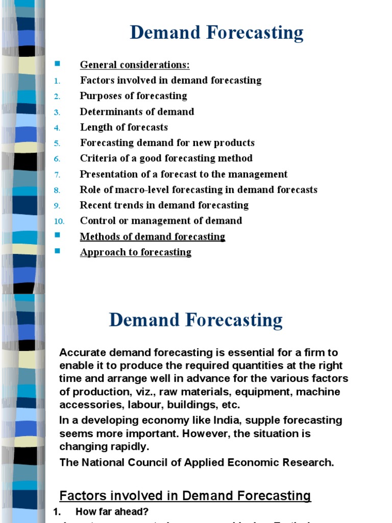 Demand Forecasting ME | Download Free PDF | Linear Trend Estimation | Forecasting