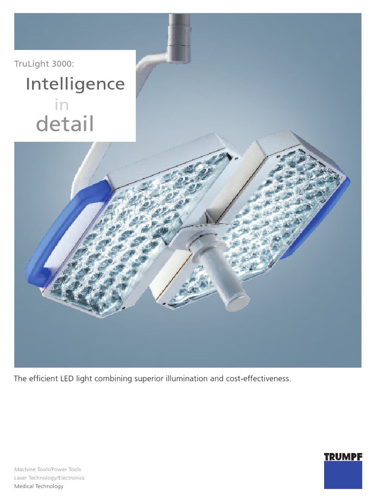 Trumpf Trulight 3000 en | PDF | Lighting | Light Emitting Diode