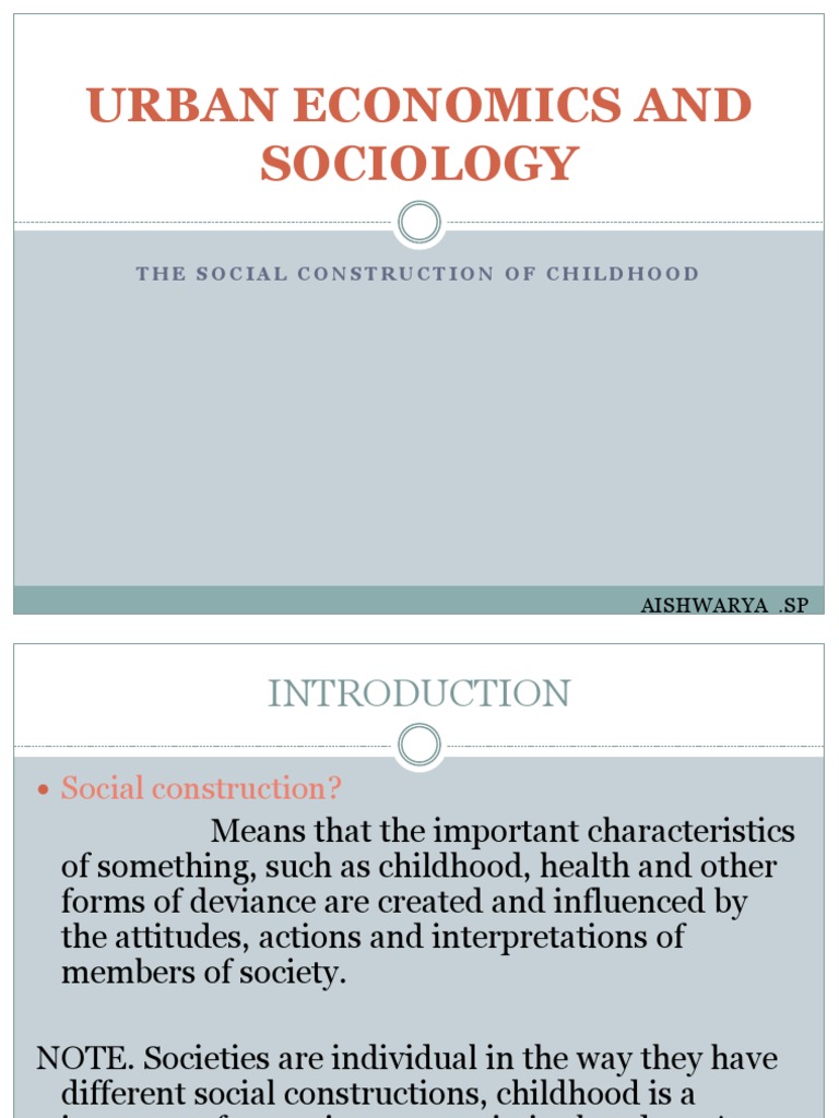 Social Construction of Childhood | Childhood | Social Constructionism