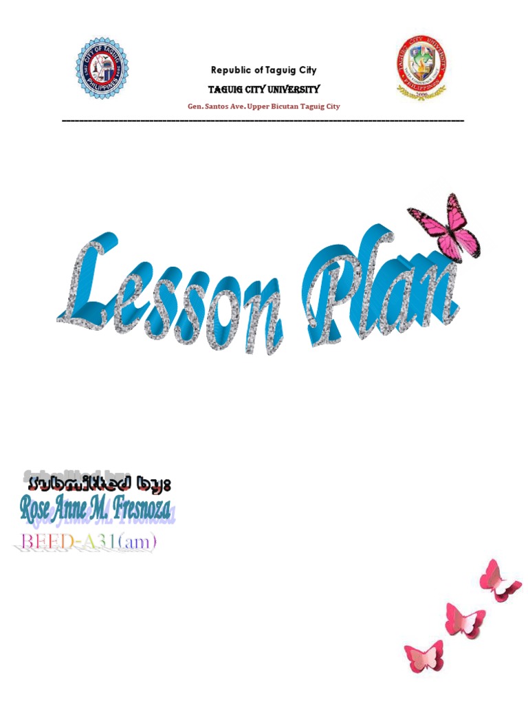 Finals in P.T. Lesson Plan | PDF