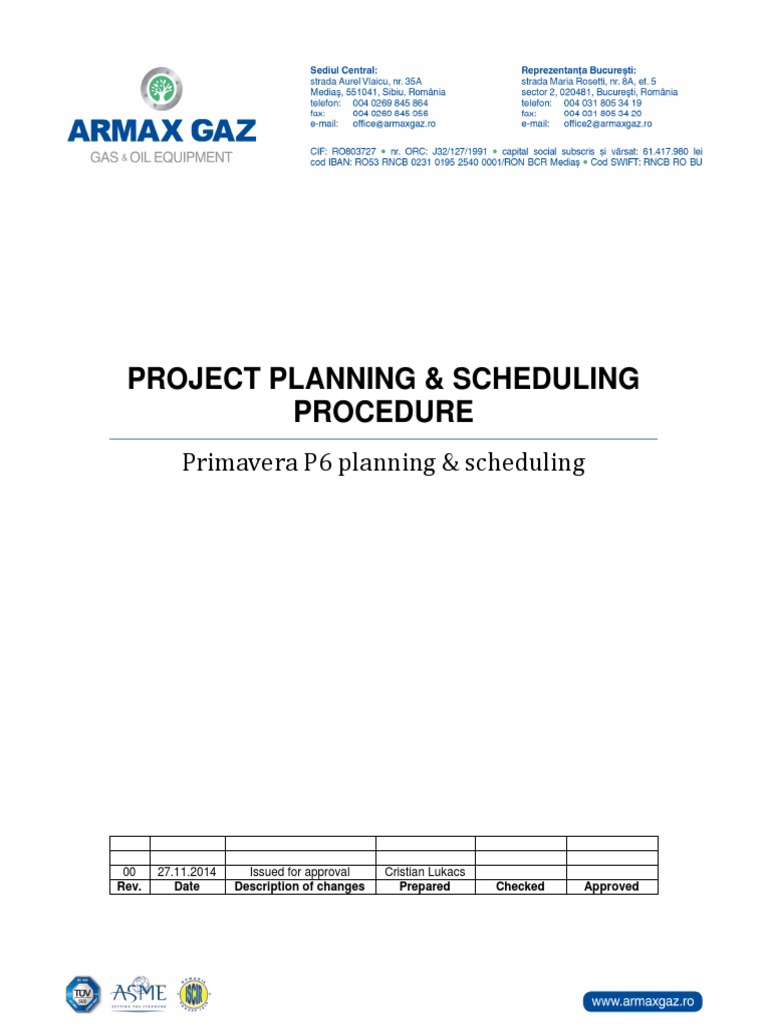 Primavera P6 Project Scheduling Guide | PDF | Business | Production And ...