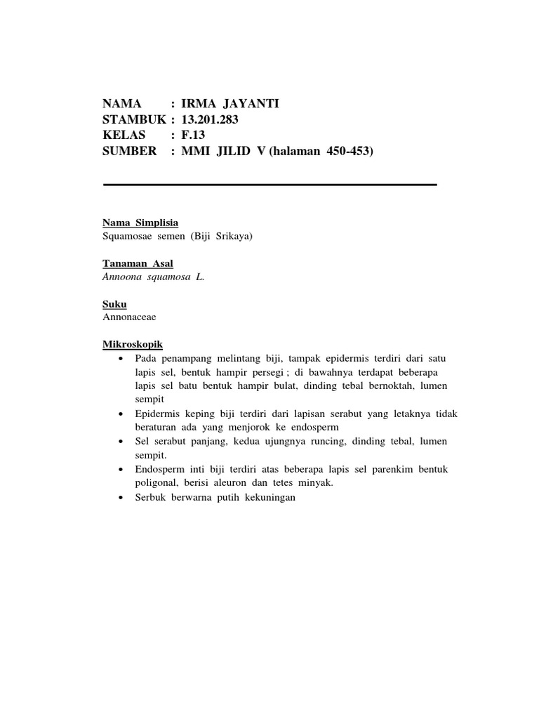 Farmakognosi (Simplisia Resin) | PDF