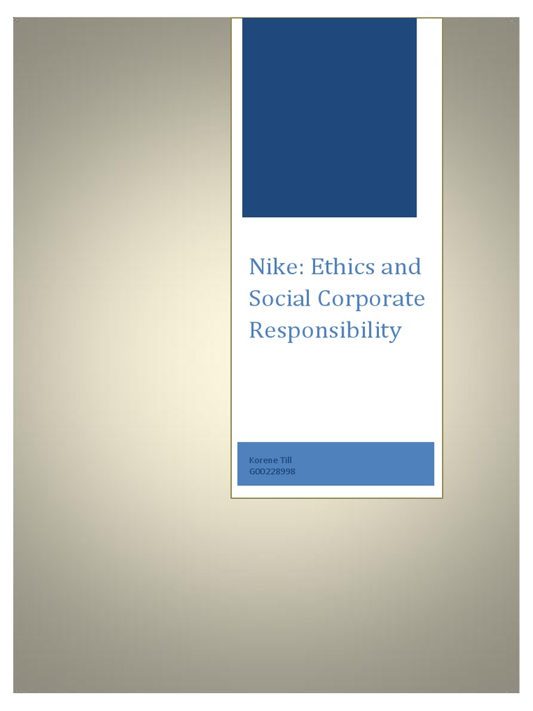 Nike's Ethics and Corporate Responsibility | PDF | Nike | Audit
