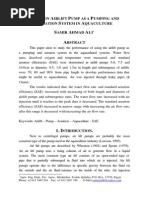 Air Lift Pump: Design and Operation | PDF | Pump | Pressure