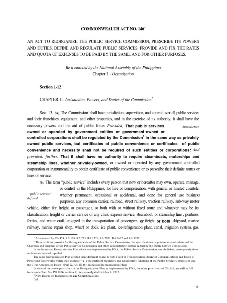 Public Service Act | PDF