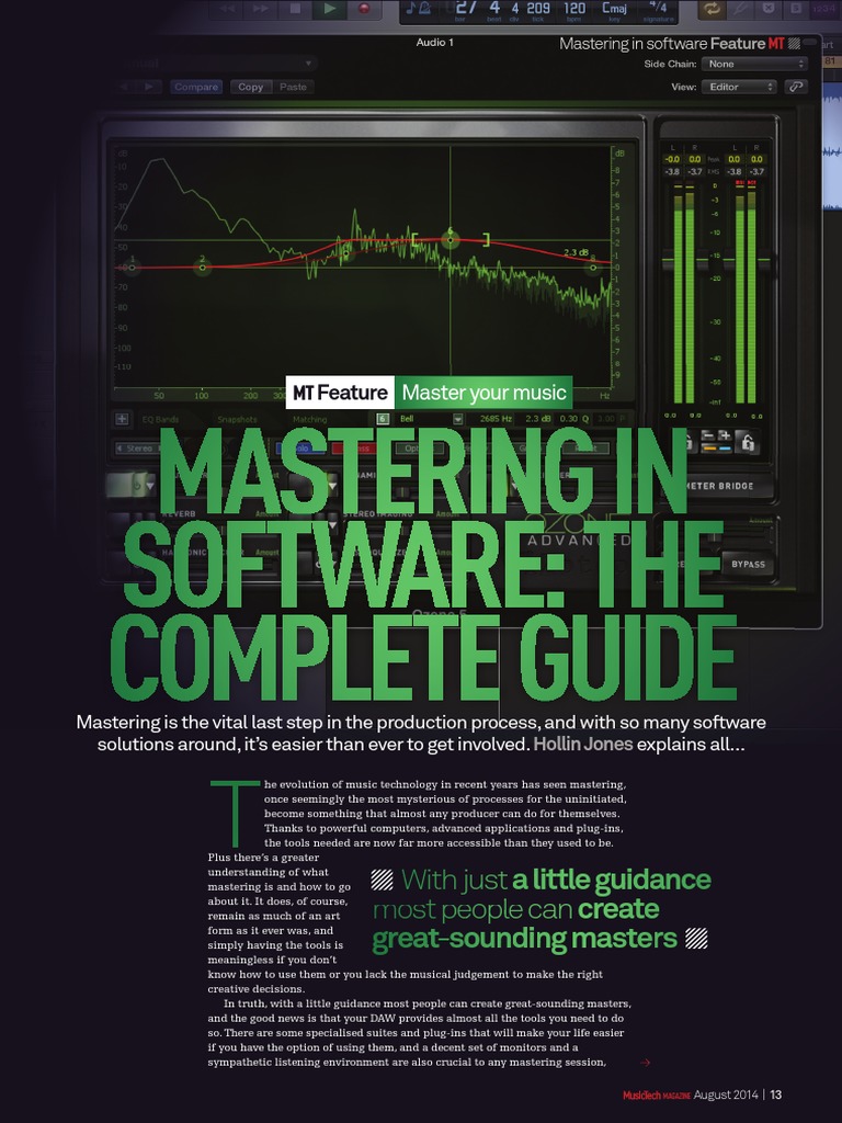 Mastering in Software | PDF | Equalization (Audio) | Sound Recording