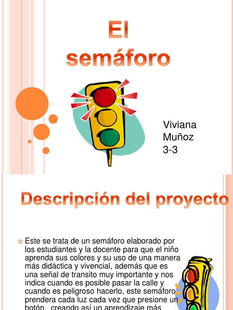 Proyecto El Semaforo | PDF | Semáforo | Aprendizaje