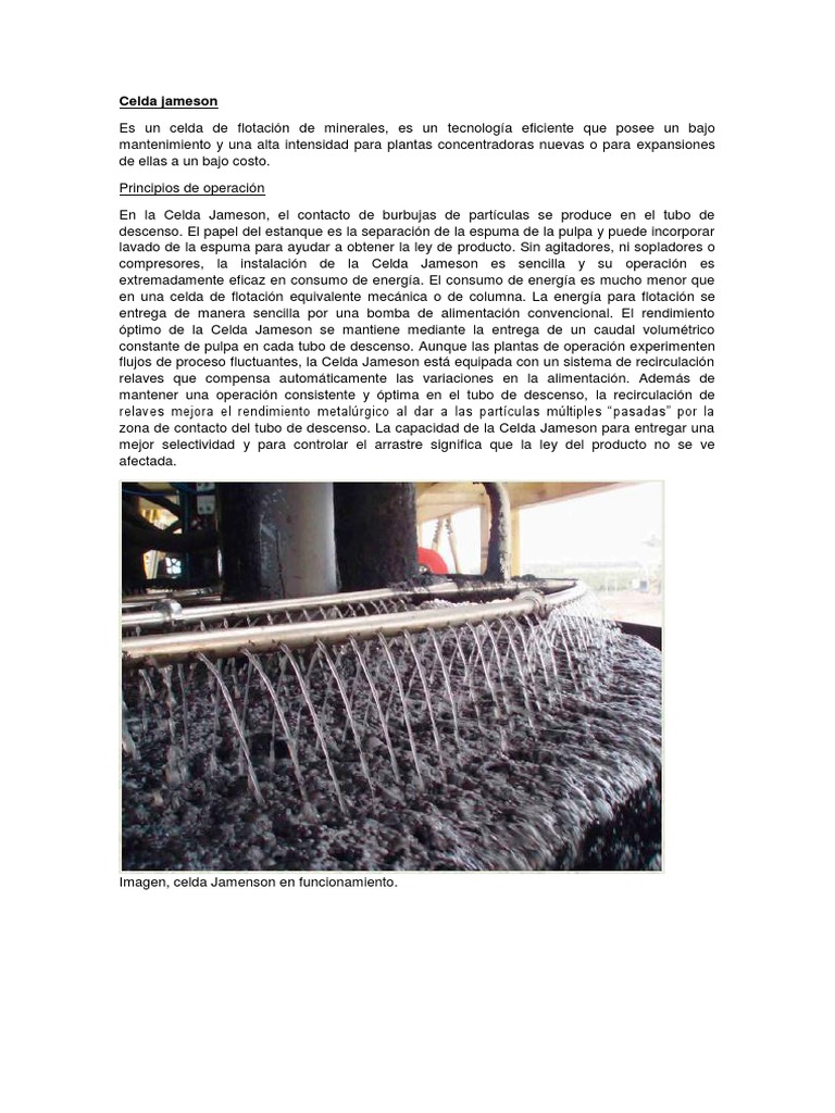 Celda Jameson | PDF | Líquidos | Energía cinética