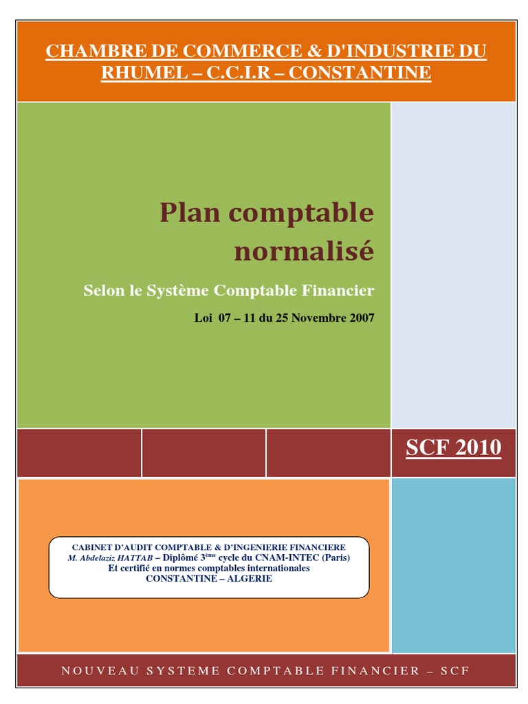 Le SCF Normalise Et Detaille | PDF | Facture | Comptabilité