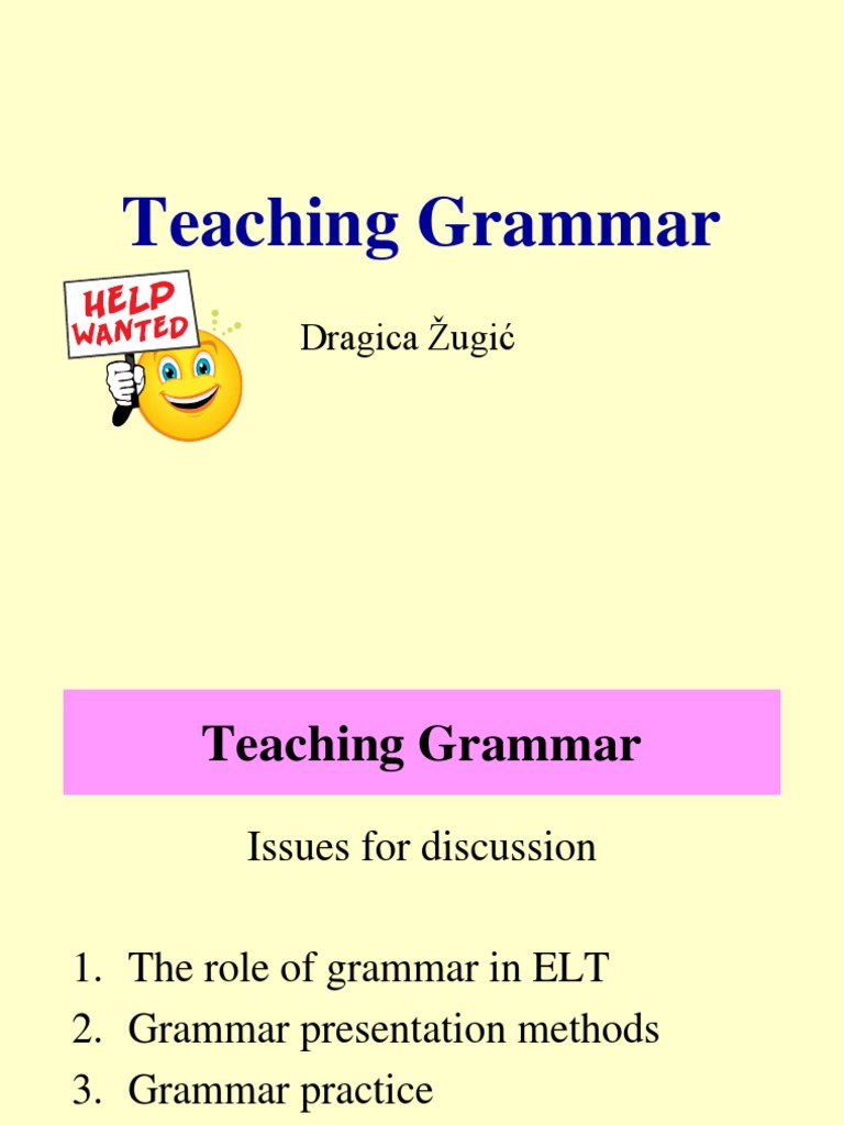 Teaching Grammar | PDF | Grammar | Learning