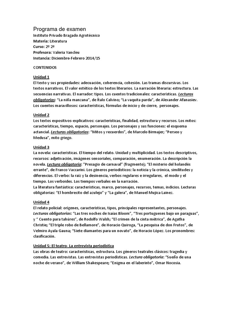 Literatura 2º 2º | PDF | Idiomas