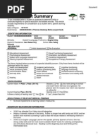 Dyslexia Report Template | PDF | Dyslexia | Reading (Process)