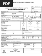 PQR Template (Asme) | PDF | Welding | Construction