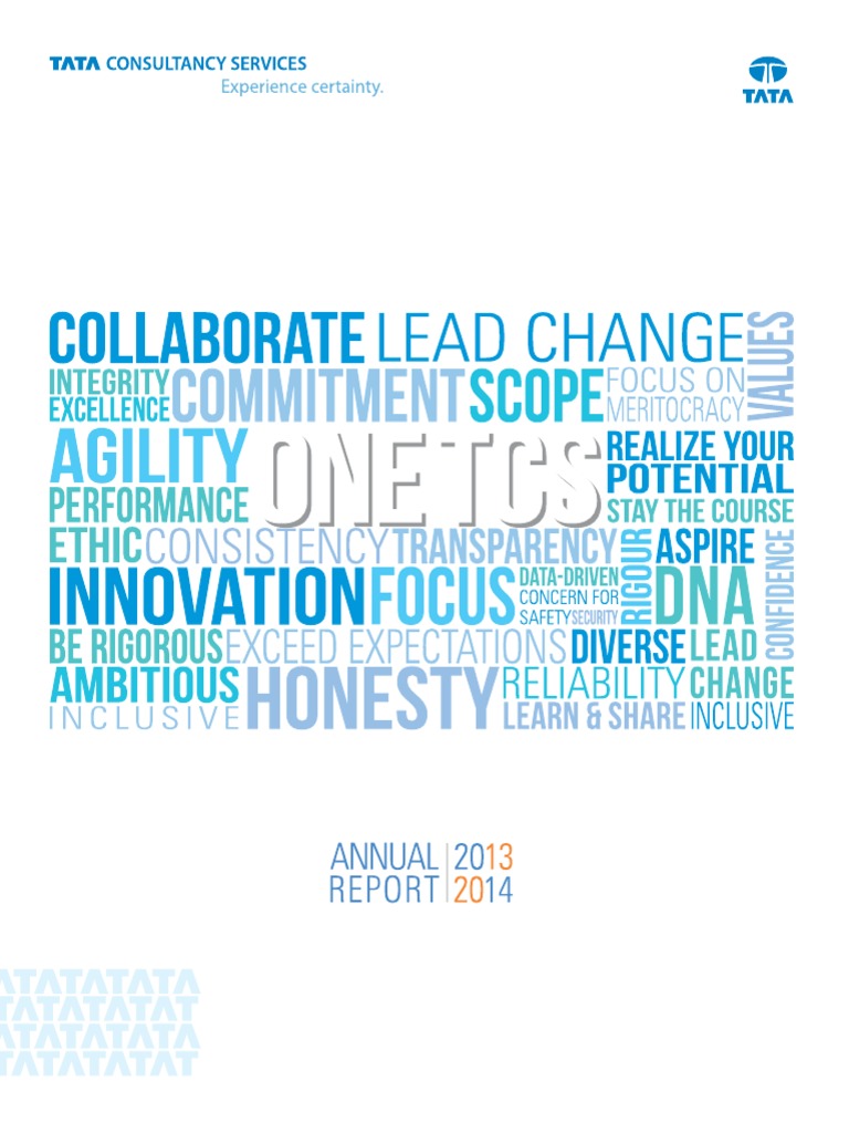 TCS Annual Report 2013-2014 | PDF