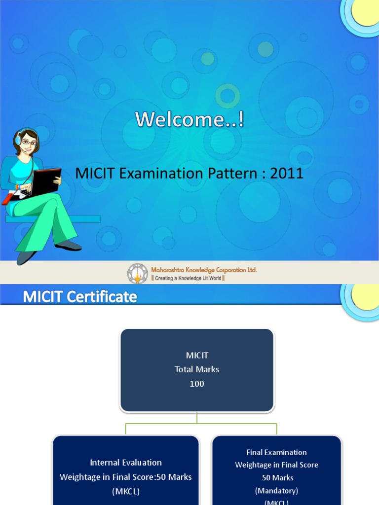 MICIT Examination Pattern: 2011 | PDF | Final Examination | Test ...