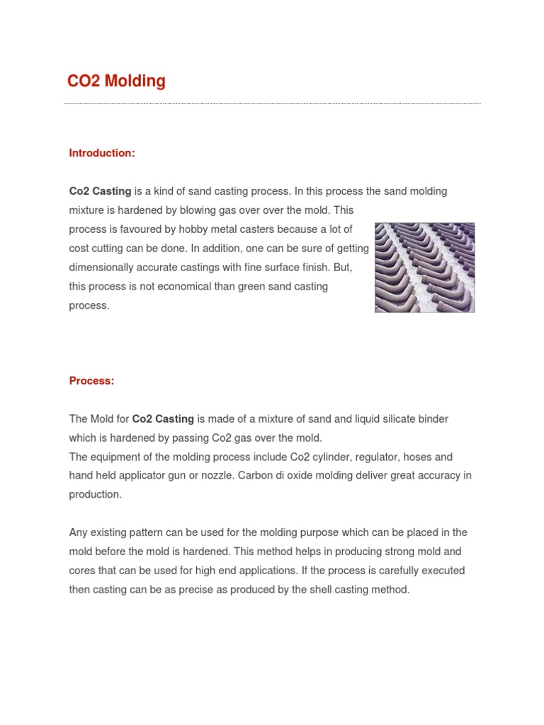CO2 Molding Process: An Overview of Carbon Dioxide Hardening for ...