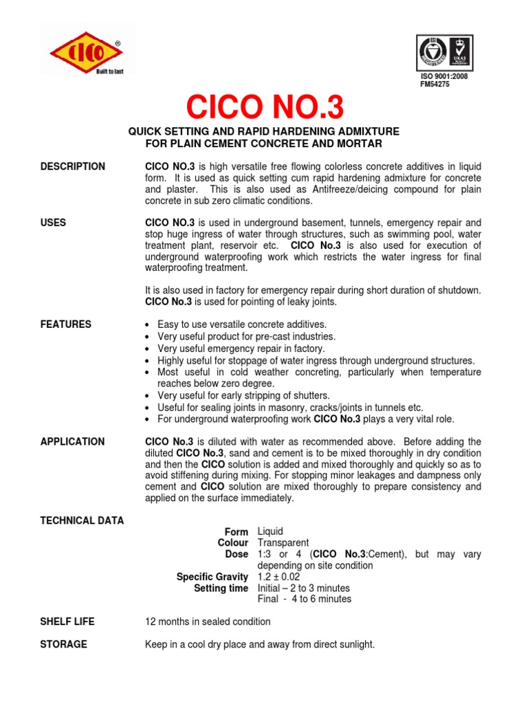 Cico n0 3 | PDF | Manmade Materials | Concrete