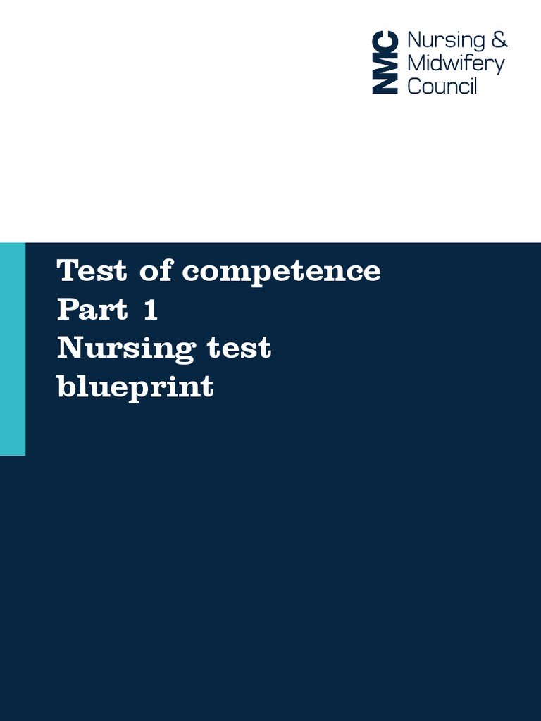 Nursing Test Blueprint Overview | PDF | Competence (Human Resources ...